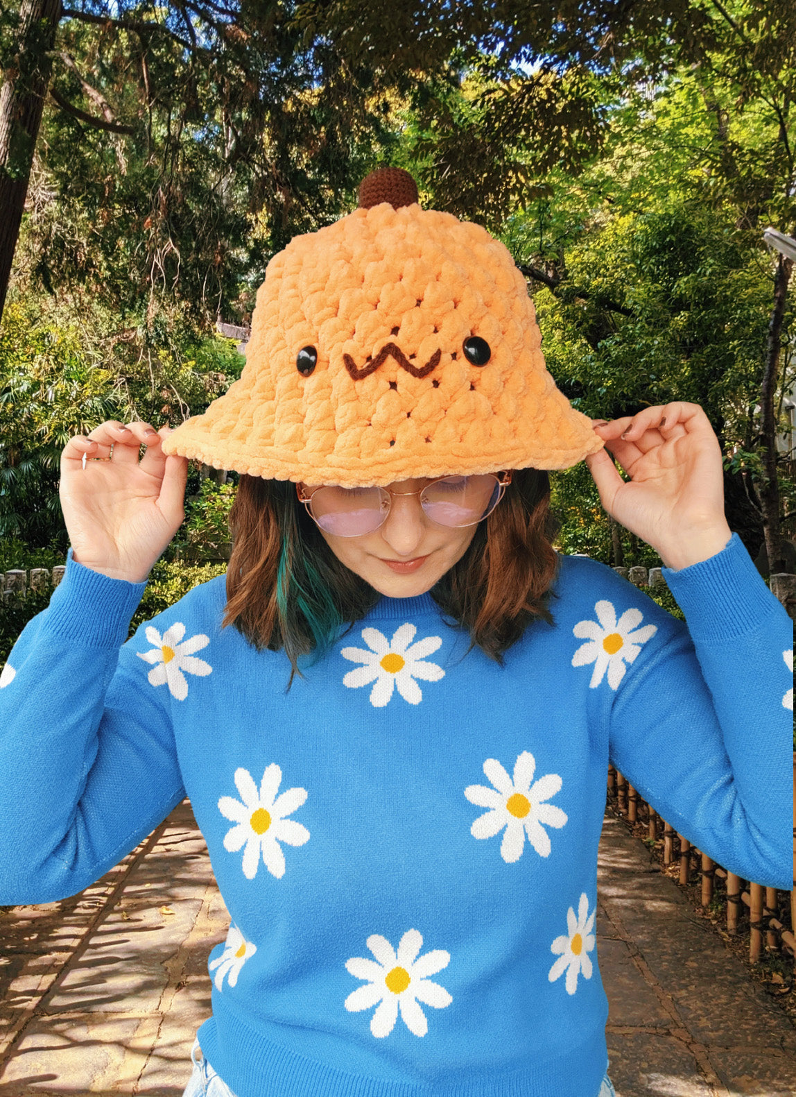 Crochet Pattern: Pumpkin Bucket Hat – HELLOhappy