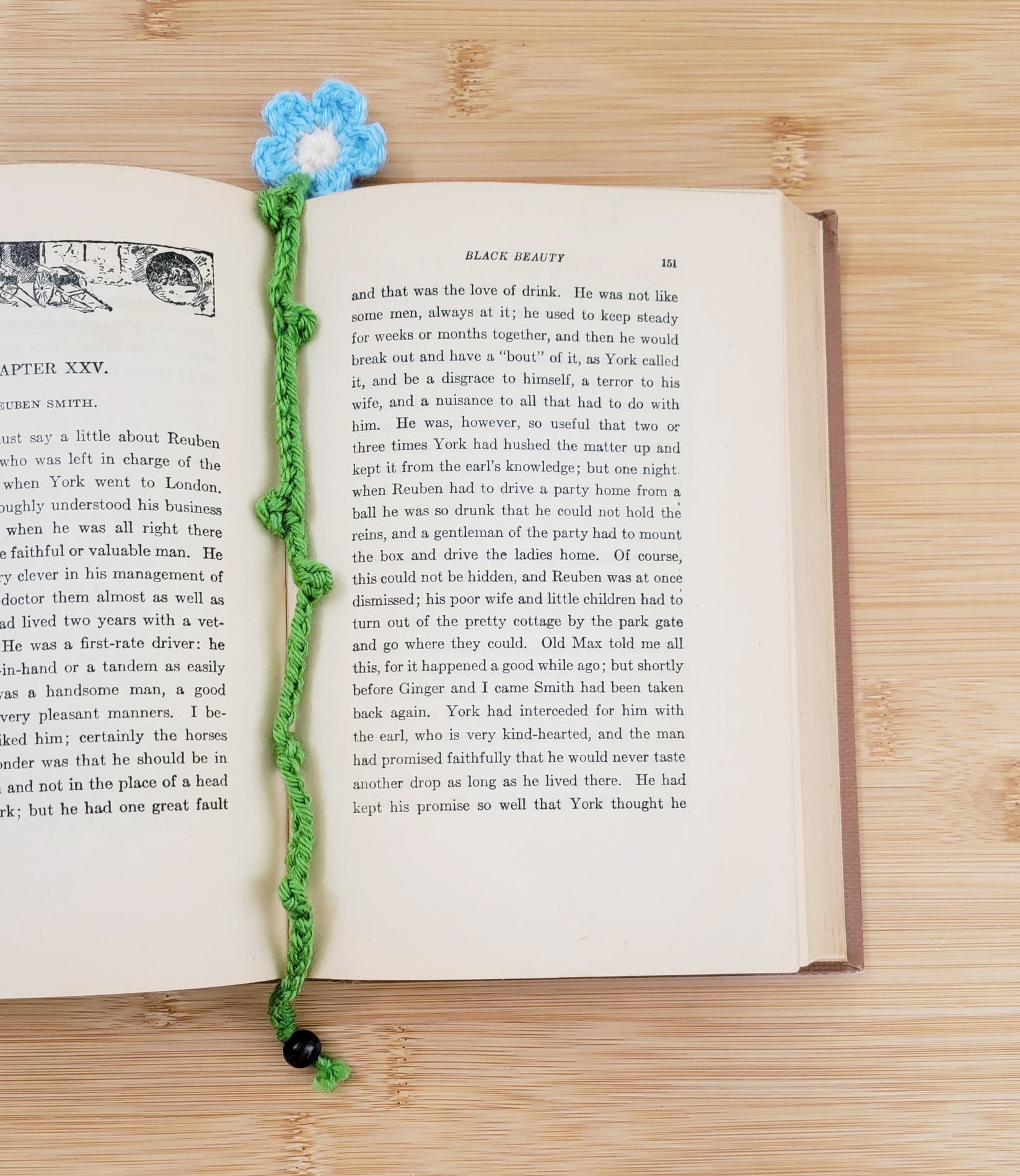 Flower and Sprout Bookmarks - Hand crocheted Botanical Bookmark ...