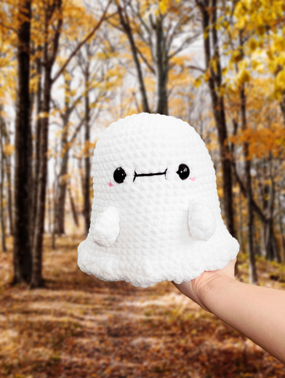 Reversible Ghost Plushie - Sample Sale – HELLOhappy