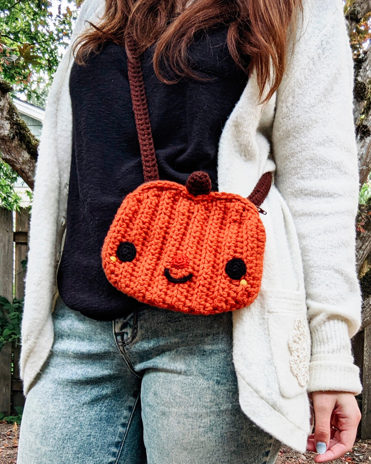 Crochet Pattern: Crossbody Pumpkin Bag – HELLOhappy